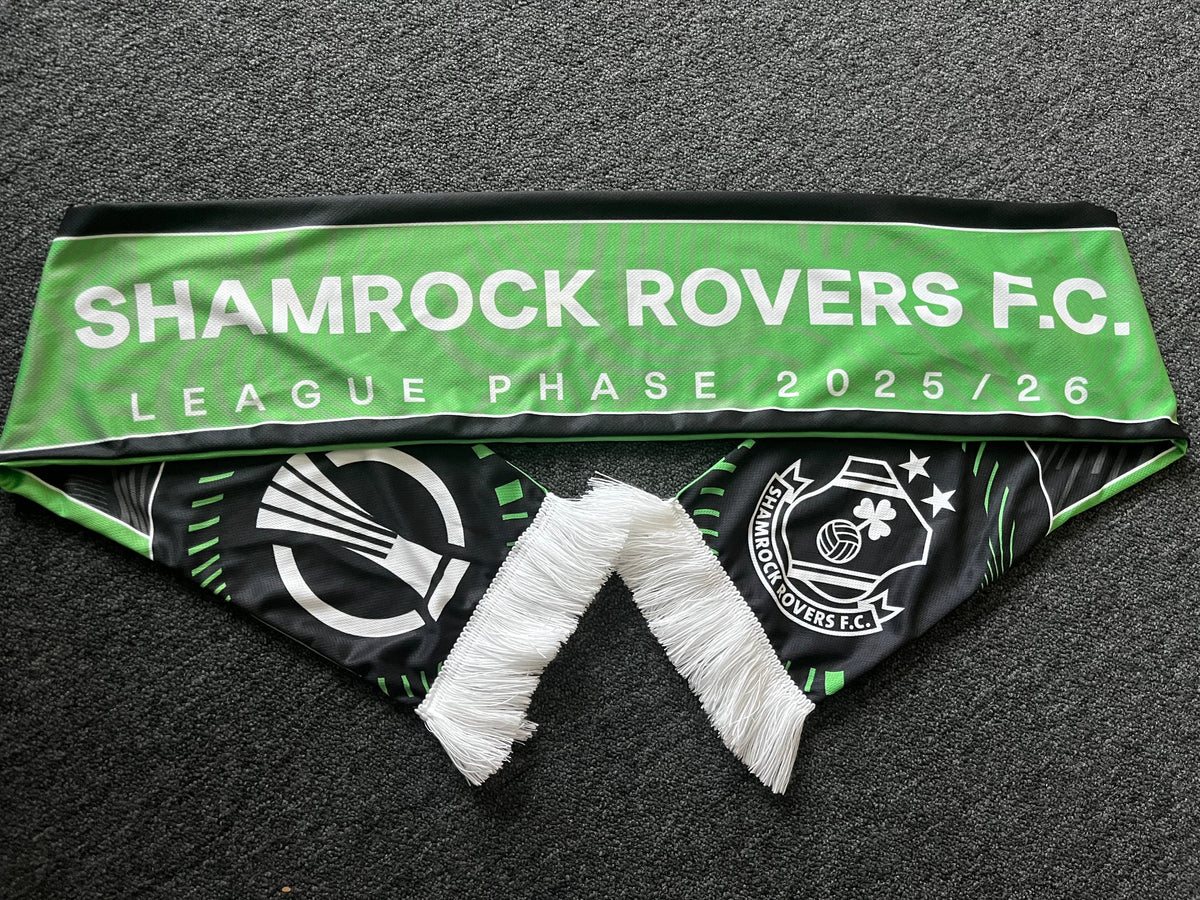 2025-26 UEFA Conference League Scarf – Shamrock Rovers FC